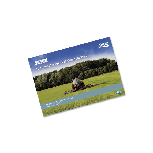 RB209 Section 2 Organic Materials – AHDB Catalogue