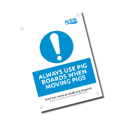 Moving and handling sign – AHDB Catalogue