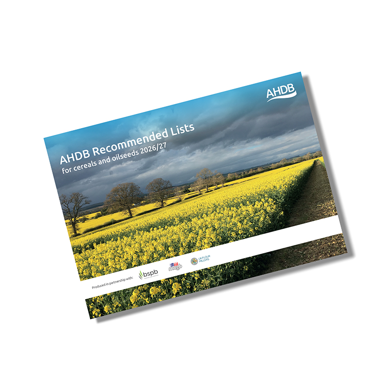 Recommended Lists 2026/27 – AHDB Catalogue